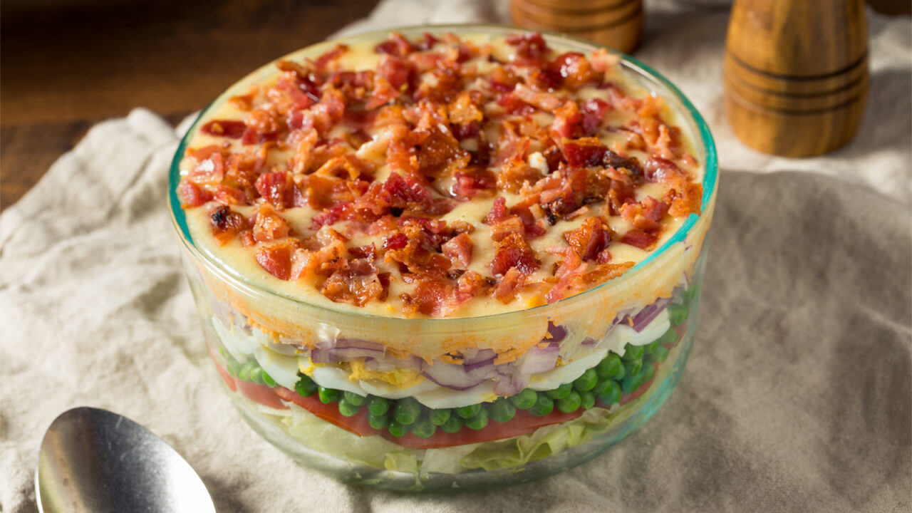 Seven Layer Salad - Fieldgate Cheese